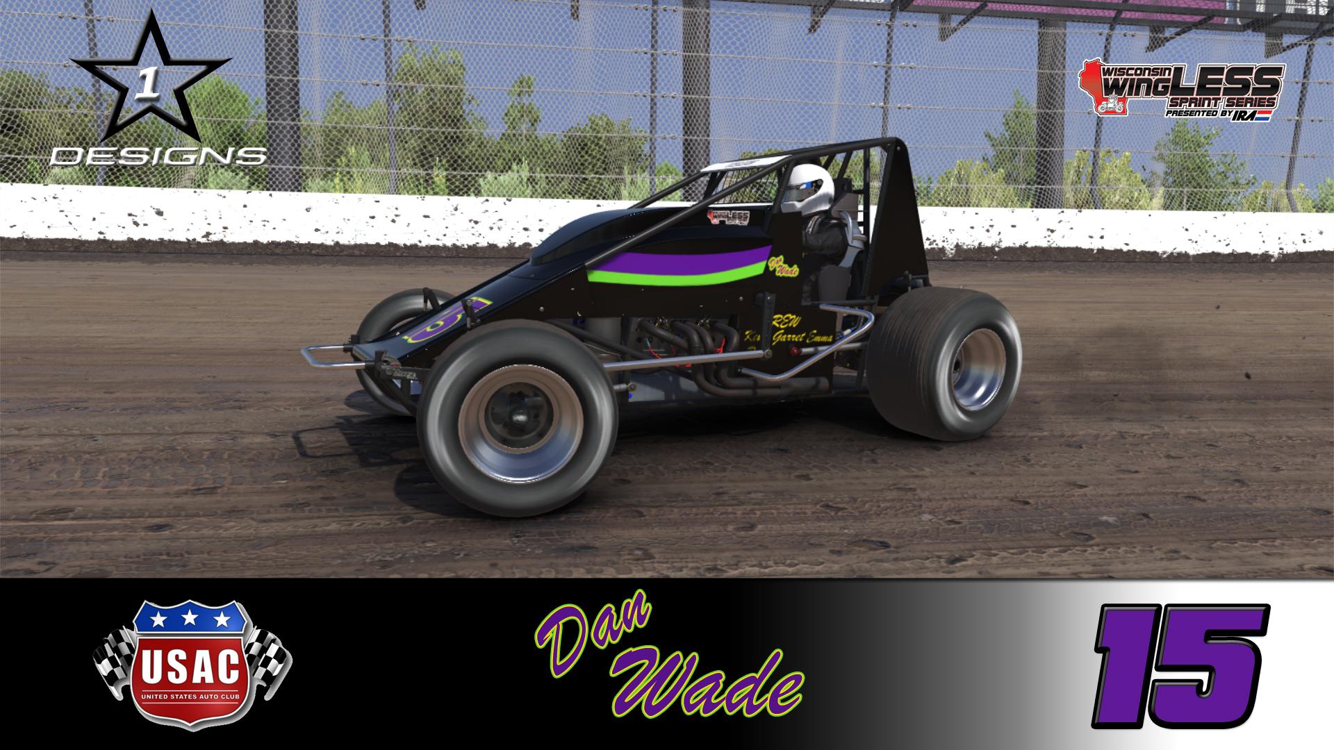 Dan Wade Wingless Wilmot Raceway Sprint Car by Nicholas Orth - Trading ...