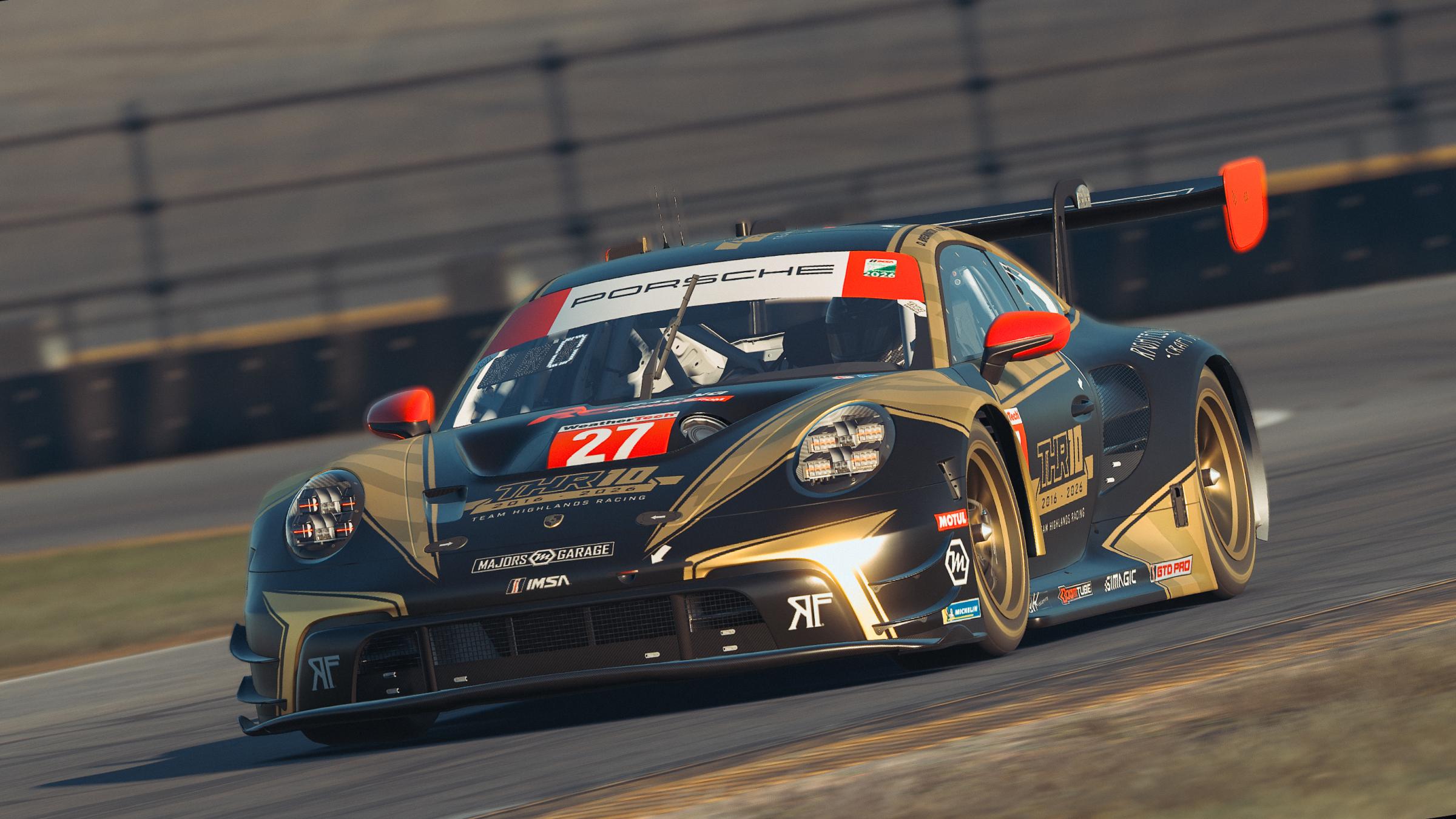 2026 Team Highlands 10th Anniversary Porsche GT3 R by Adam R. - Trading ...