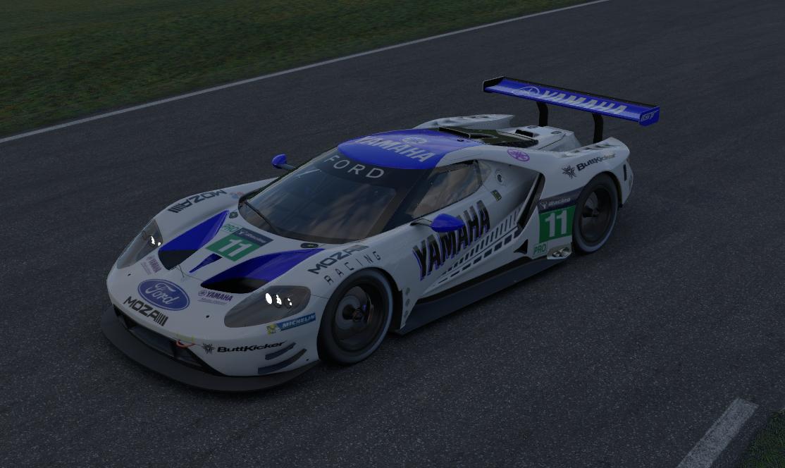 Ford GT GTE YAMAHA-MOZA by Mark Bishop2 - Trading Paints