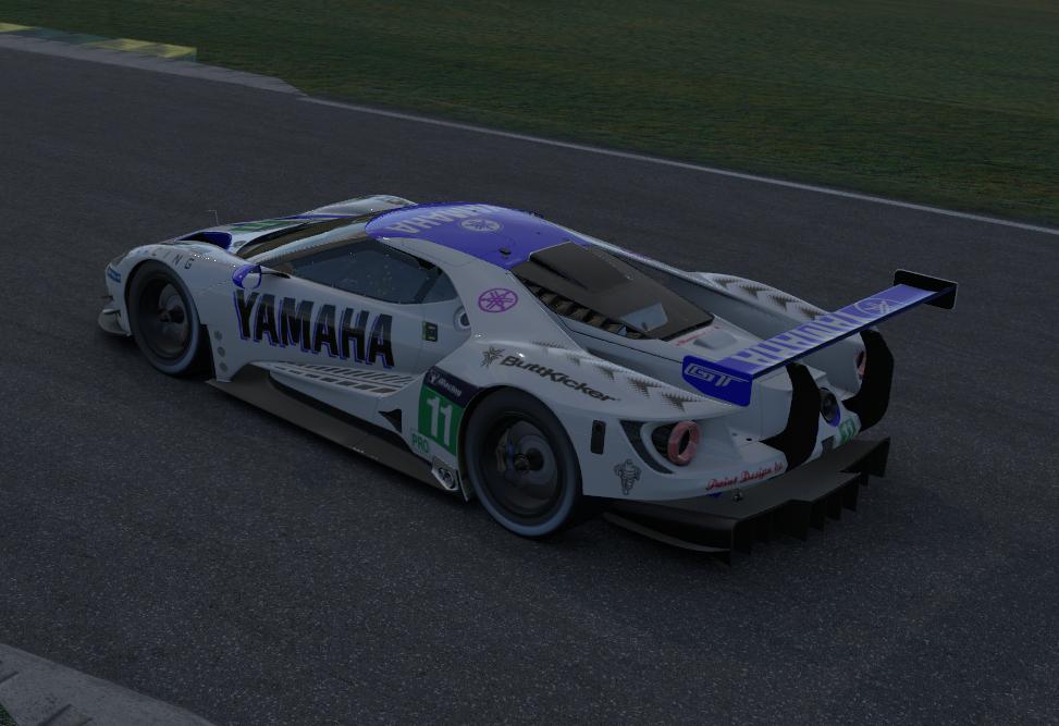 Ford GT GTE YAMAHA-MOZA by Mark Bishop2 - Trading Paints