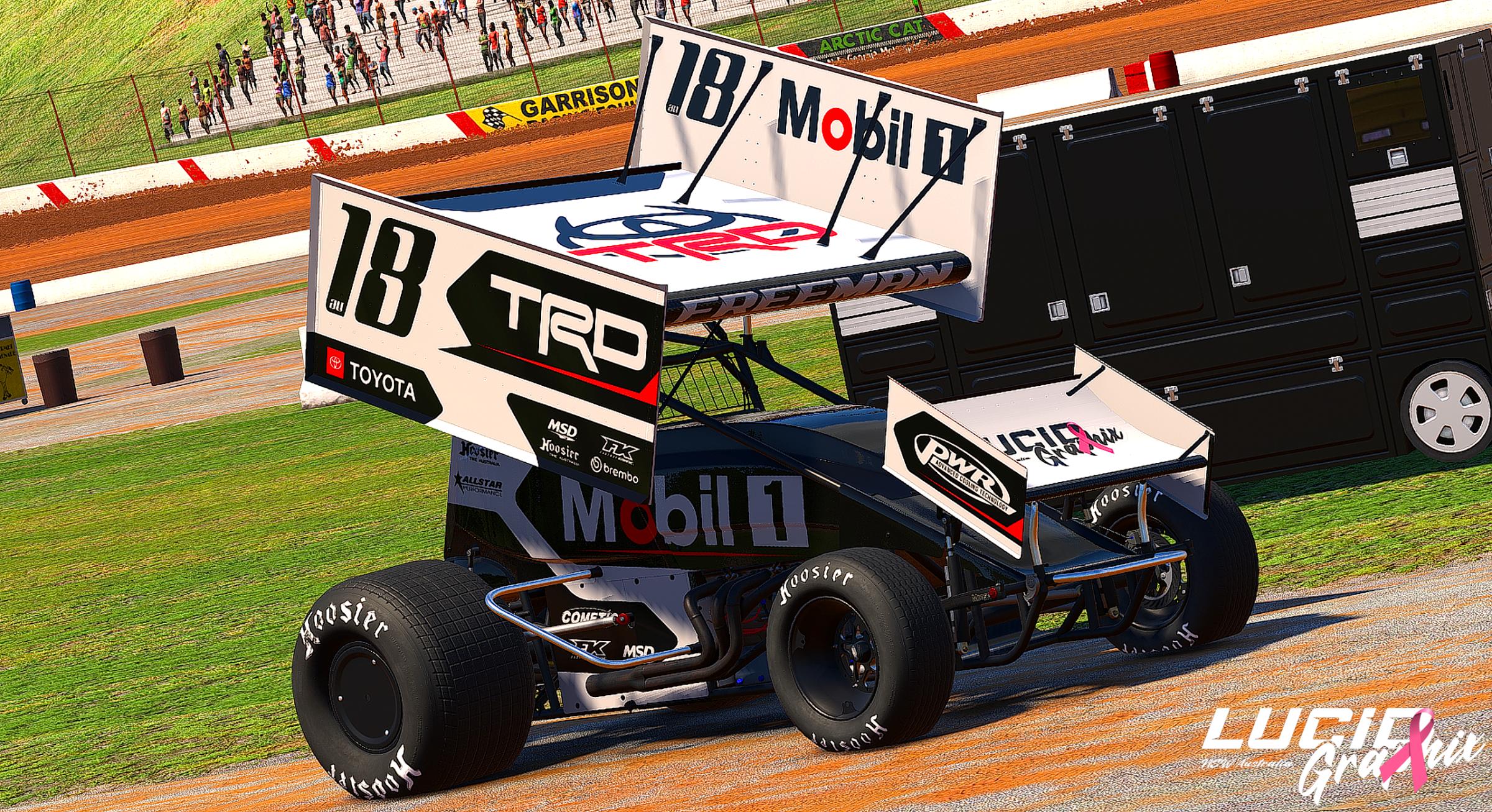 TRD-Mobil 1-Lucid Graphix Concept Dirt Sprint Red by Jacob Freeman ...