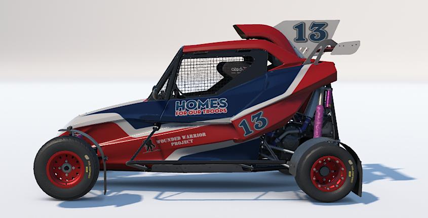 Homes for Our Troops Cross Car by Zane Rutherford - Trading Paints