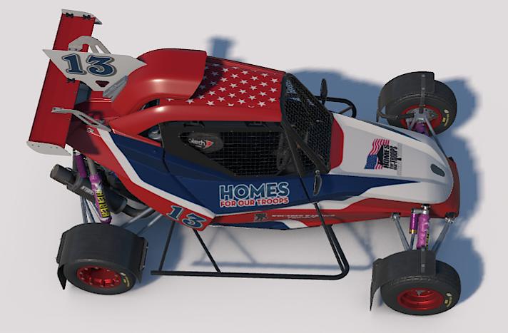 Homes for Our Troops Cross Car by Zane Rutherford - Trading Paints
