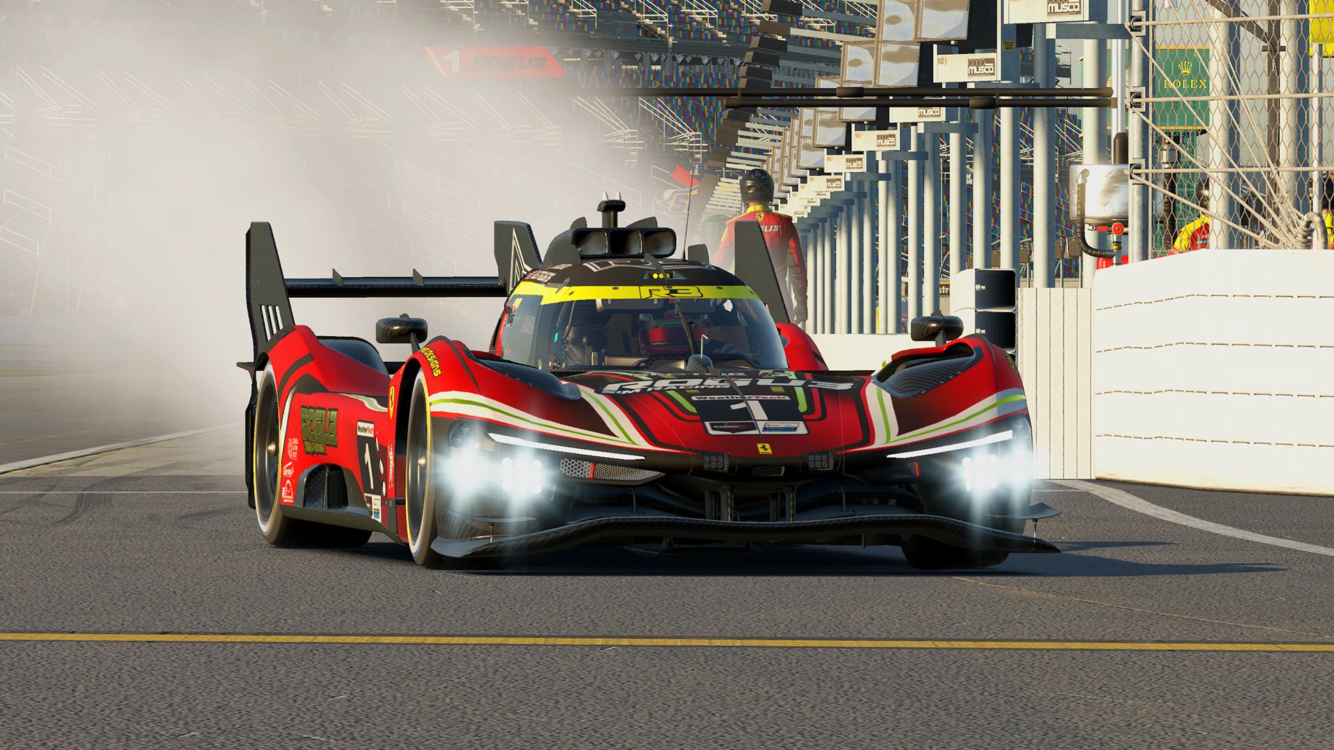 Rogue Sim Racing | Ferrari 499P by Daniel Fellows - Trading Paints