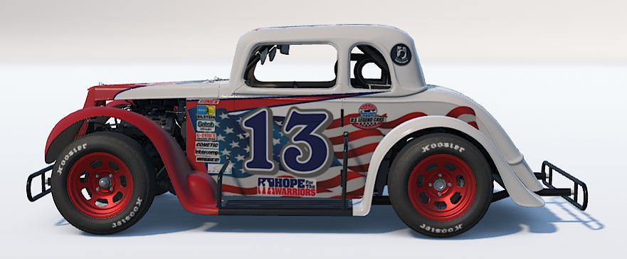 Hope for the Warriors Legends Ford by Zane Rutherford - Trading Paints