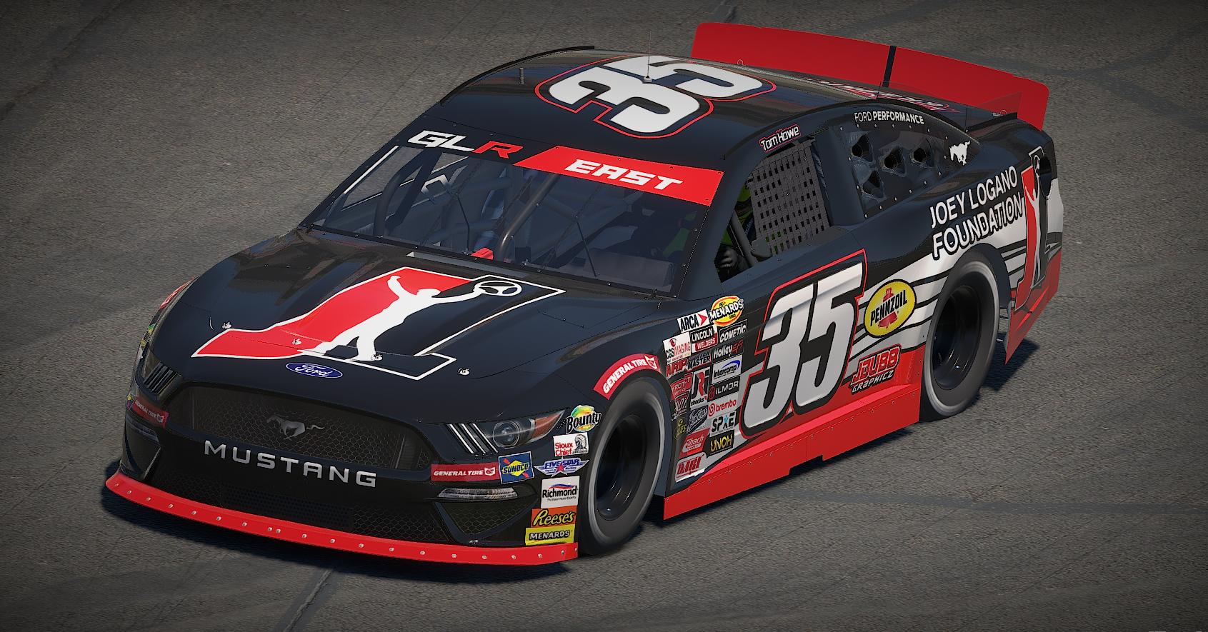 Tom Howe / J.L.F ARCA Ford Mustang / #35 by Joshua Wright3 - Trading Paints