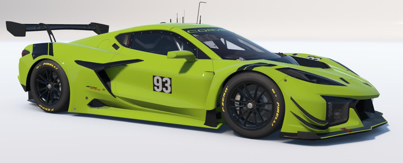 Chartreuse Corvette by Brad Younkman - Trading Paints