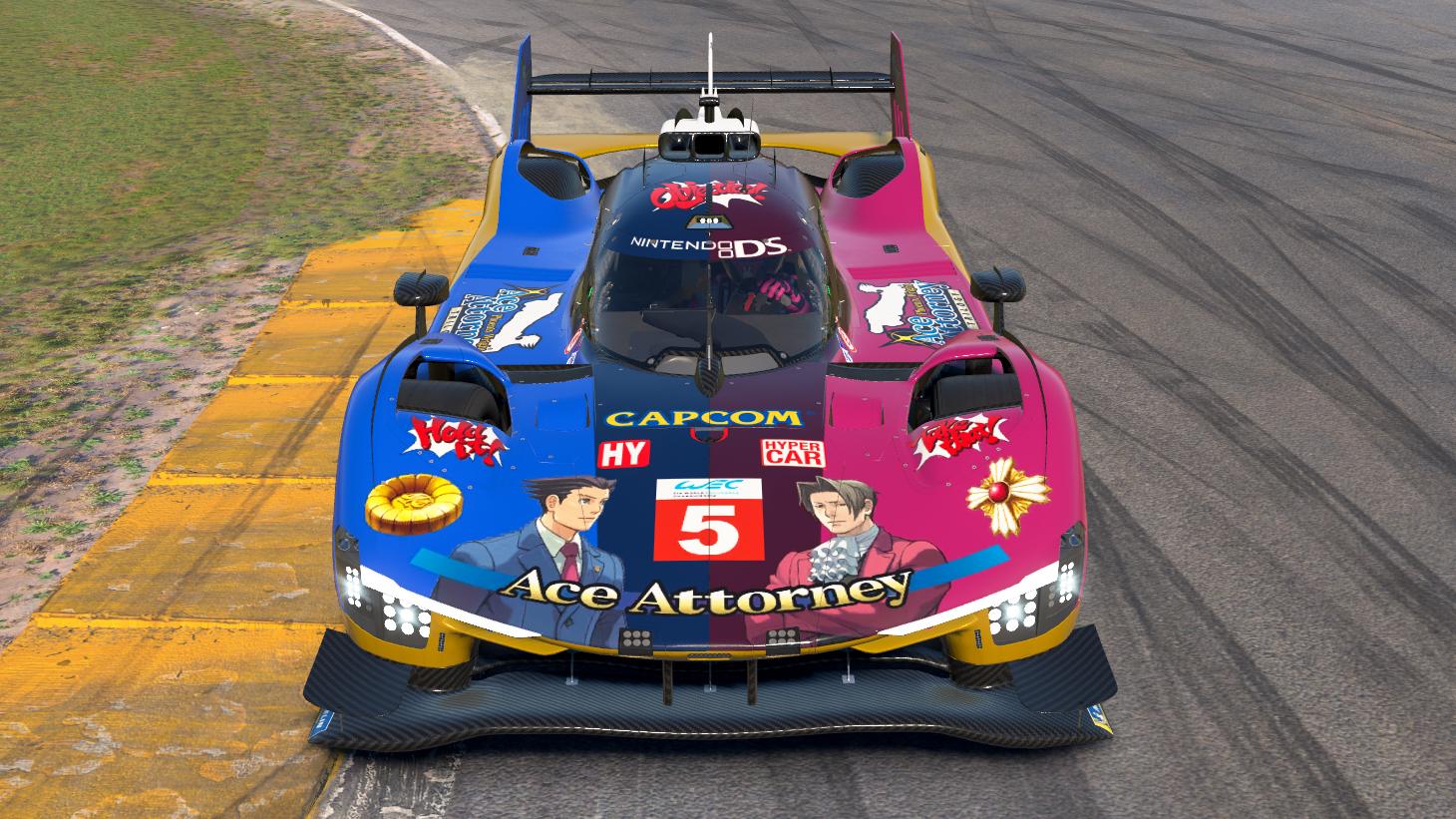 Phoenix Wright Ace Attorney Ferrari 499P by Jasper De Jong - Trading Paints