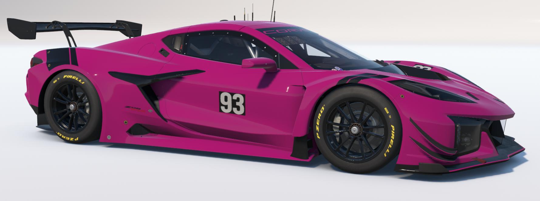 Electric Rose Corvette by Brad Younkman - Trading Paints