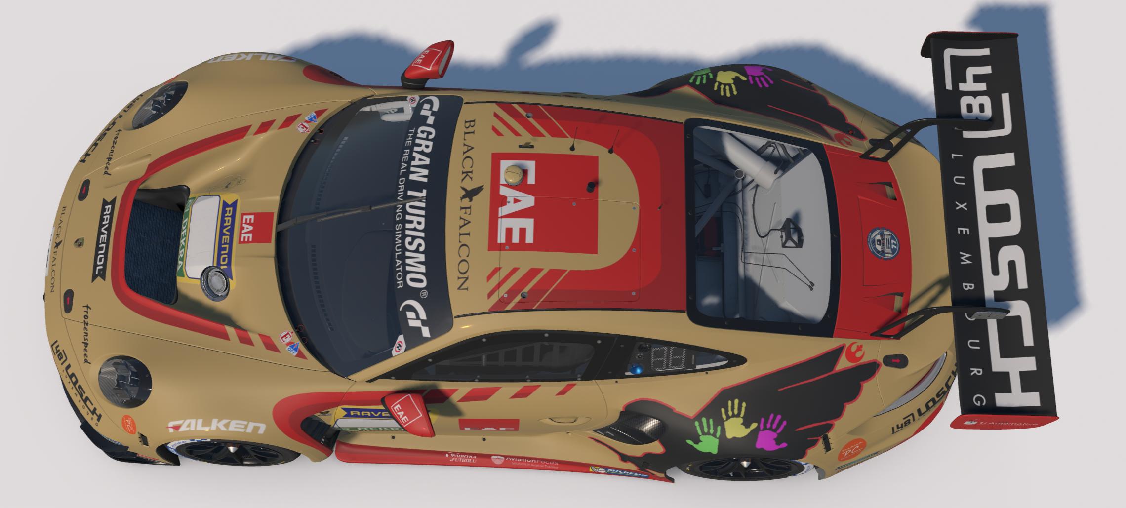 BLACK FALCON Team EAE 2025 by Ilya Babansky - Trading Paints