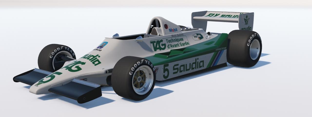 Williams FW08 1982 Mario Andretti by Michel Beaulieu - Trading Paints