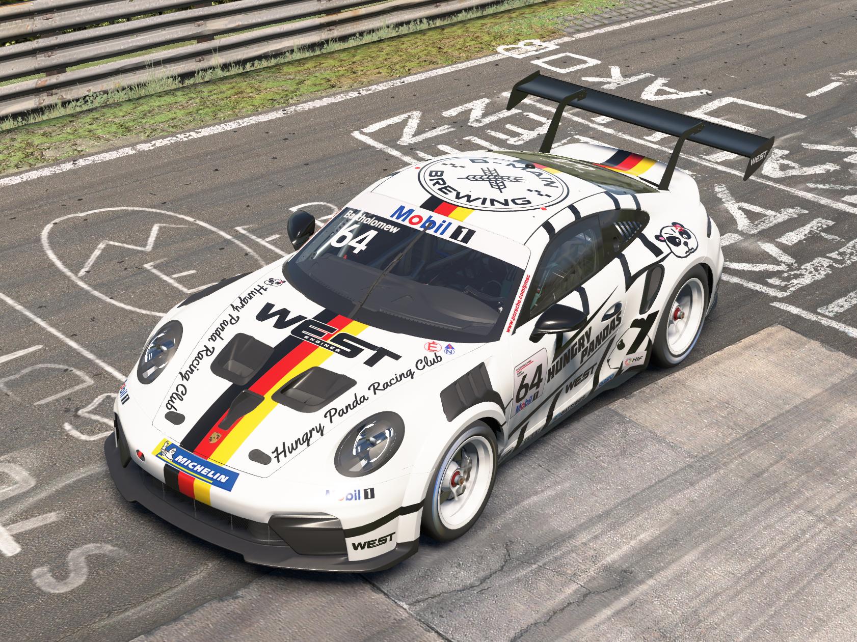 Hungry Panda/West Engines 911 Cup (992mk.II) by Brent Bartholomew ...