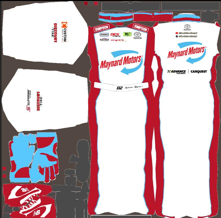 Maynard Motors - 2026 Pit-Uniforms by Nicholas Maynard2 - Trading Paints