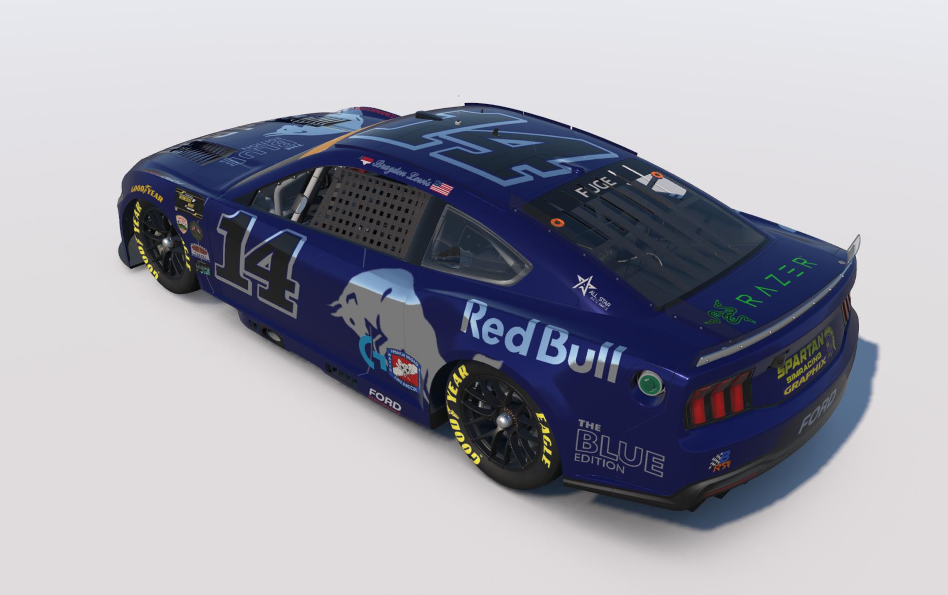 Red Bull Blue Edition 1 by Connor Fuge - Trading Paints