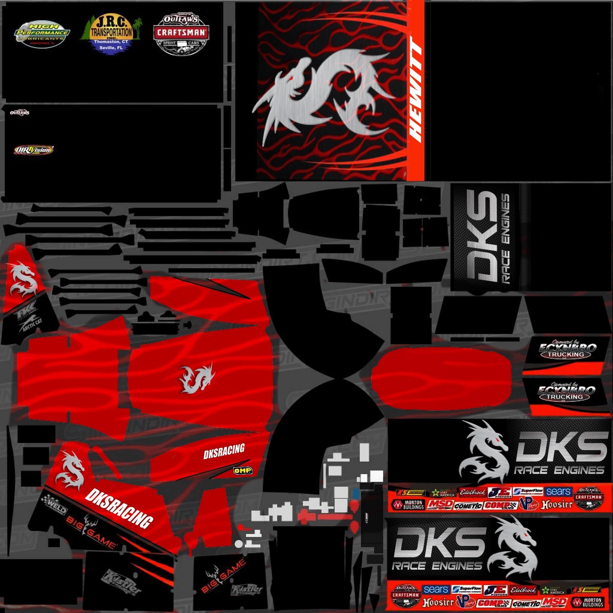 dks race engine sprintcar by Mitchell H. - Trading Paints