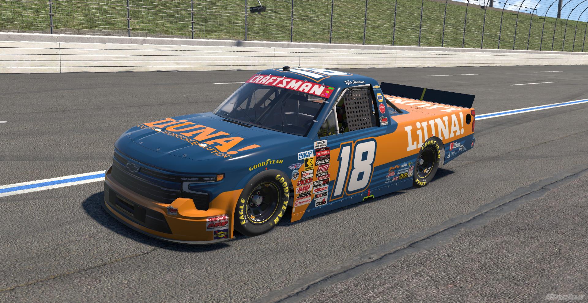 Tyler Ankrum 2026 LiUNA Paint Scheme (Custom Numbers) by Demarion ...