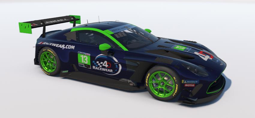 Aston Martin 4D Dark Blue by Chris Stofer - Trading Paints