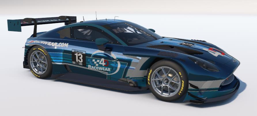 Aston Martin Blue 4D by Chris Stofer - Trading Paints