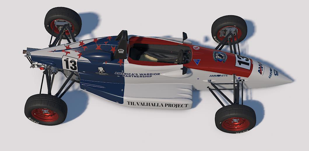 Americas Warrior Partnership Ray FF1600 by Zane Rutherford - Trading Paints
