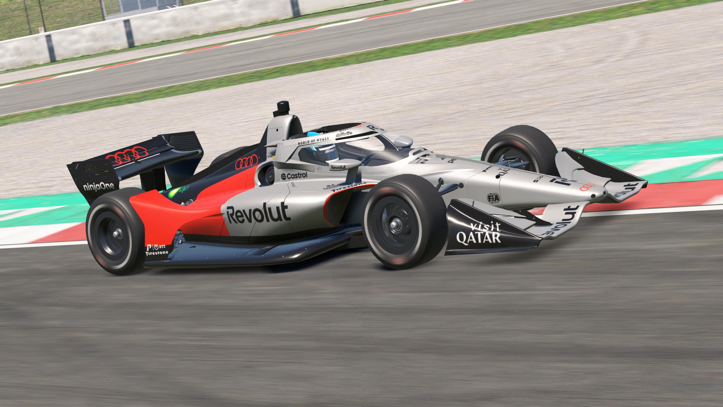 2026 Audi Revolut R26 Dallara IR-18 by Doug DeNise - Trading Paints