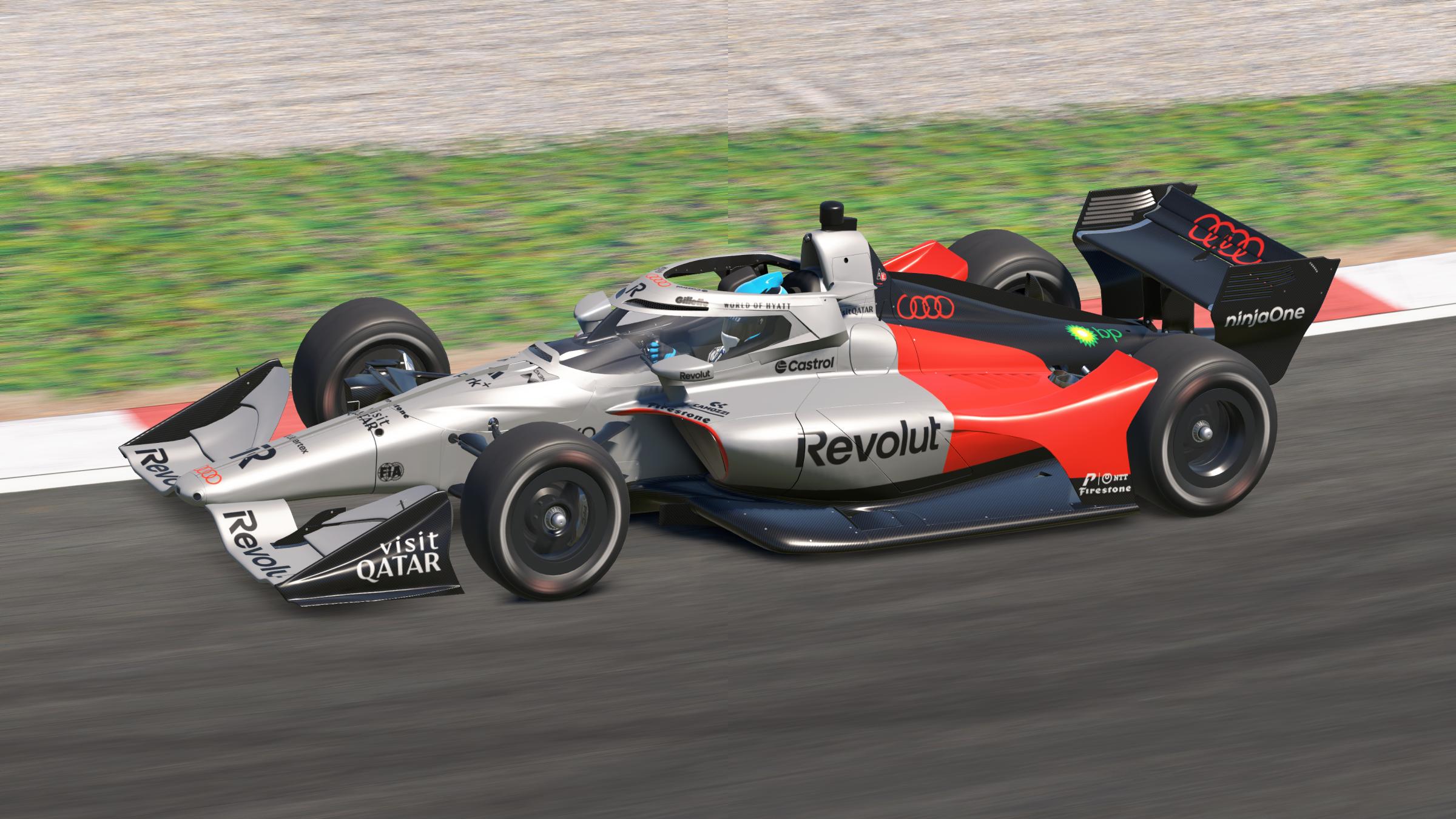 2026 Audi Revolut R26 Dallara IR-18 by Doug DeNise - Trading Paints