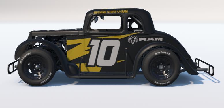 RAM Race For The Seat #10 Legend by Cort Hansen - Trading Paints