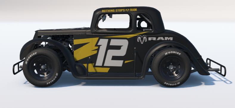 RAM Race For The Seat #12 Legend by Cort Hansen - Trading Paints