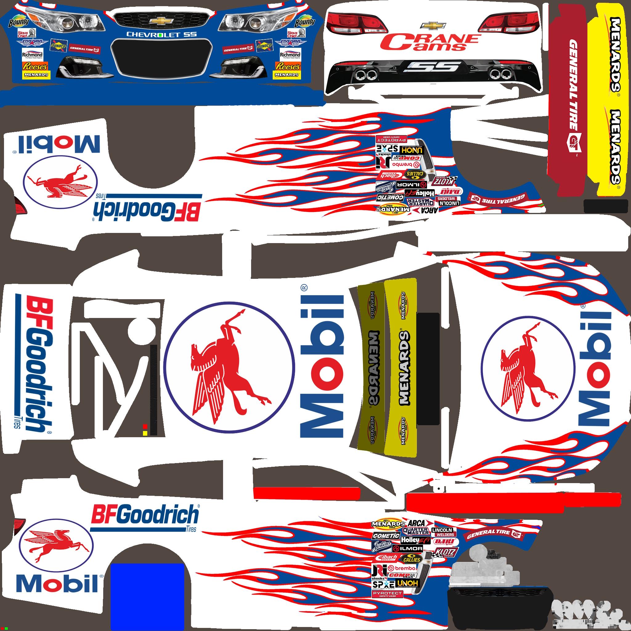 ARCA Chevy SSmobil by Rhys May - Trading Paints