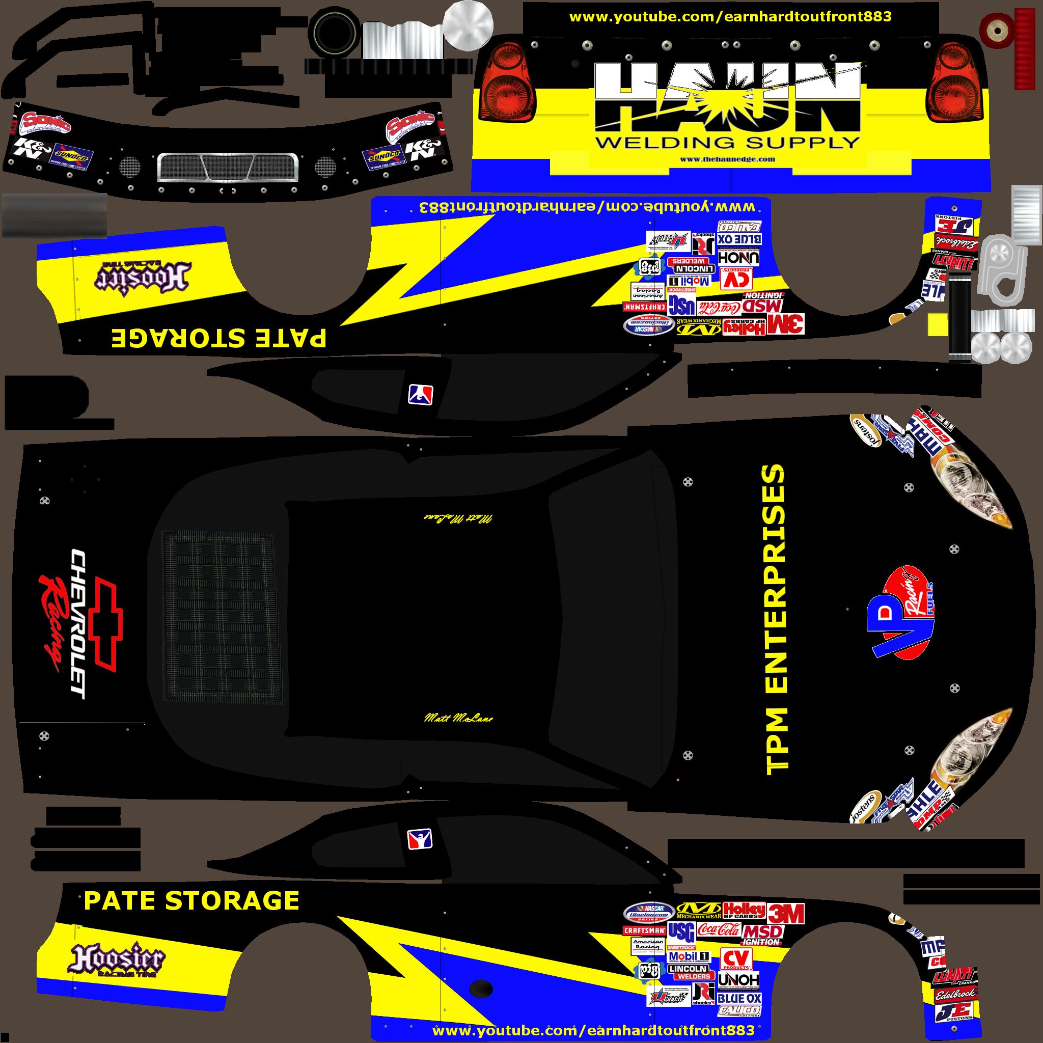 custom late model by Matthew McLane - Trading Paints