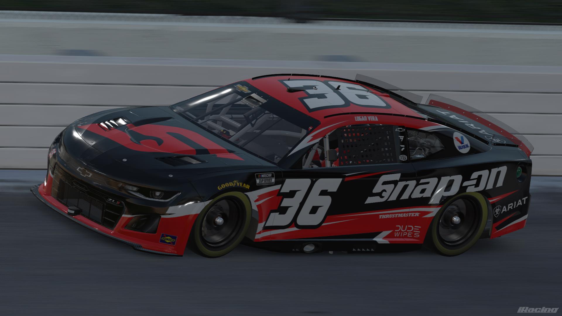 Snap On Chevy Cup with number by Logan Vera - Trading Paints