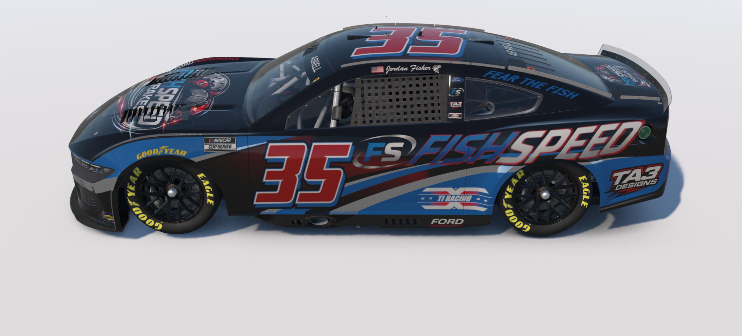 FishSpeed Brakes Ford Mustang #35 by Timothy Abrell - Trading Paints