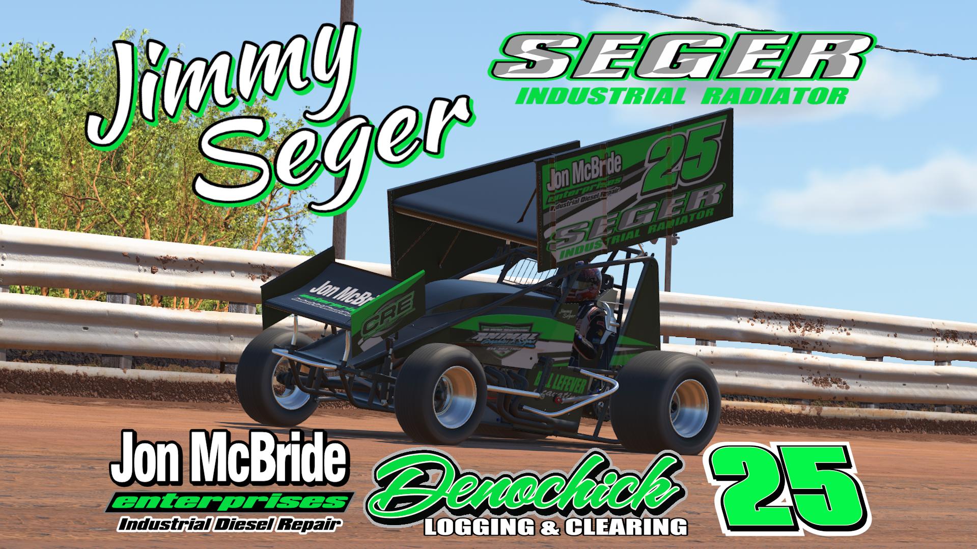 Jimmy Seger 2015 Winged Sprint Car (Custom Number) by Chase Hummel ...