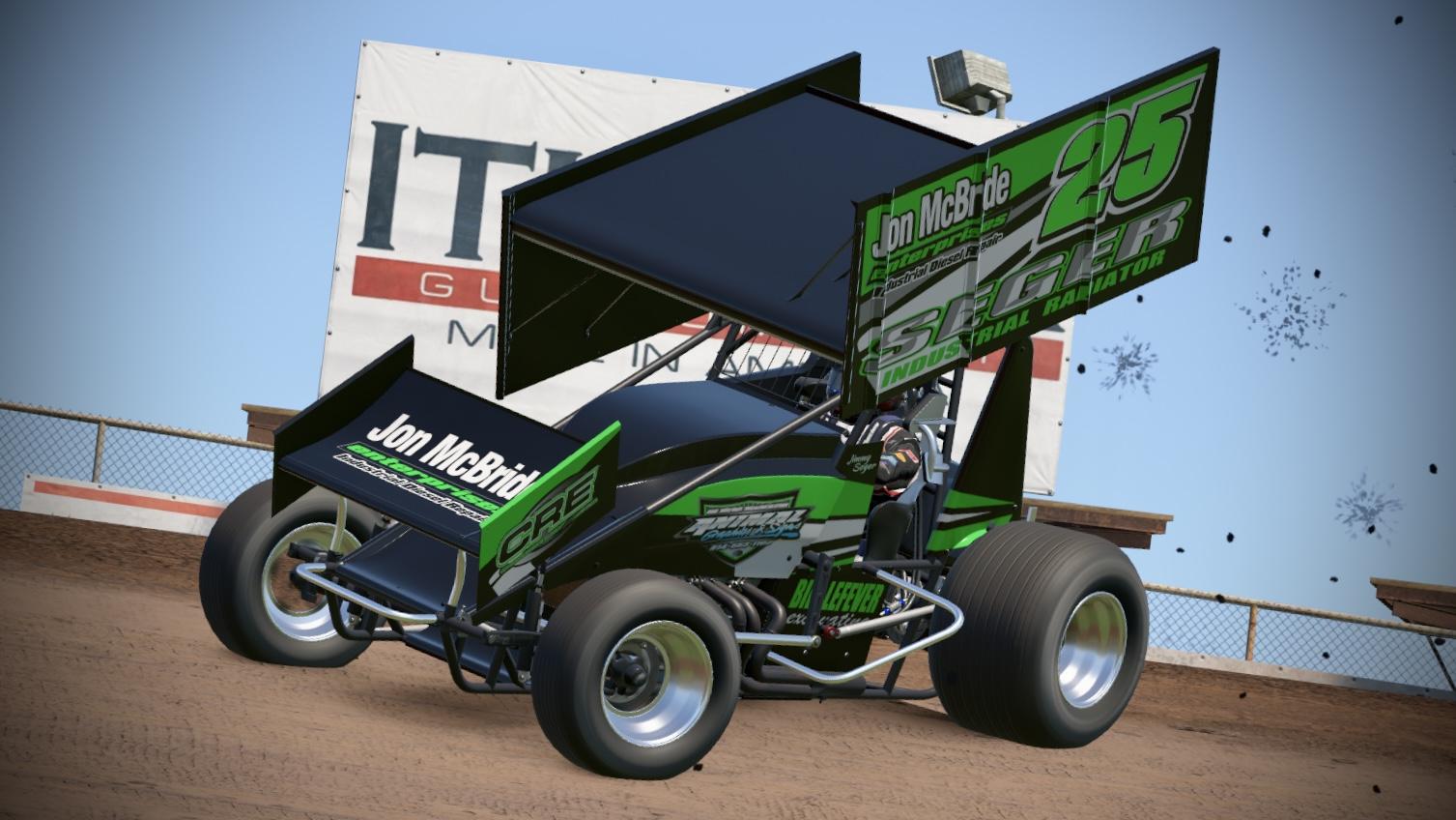 Jimmy Seger 2015 Winged Sprint Car (Custom Number) by Chase Hummel ...