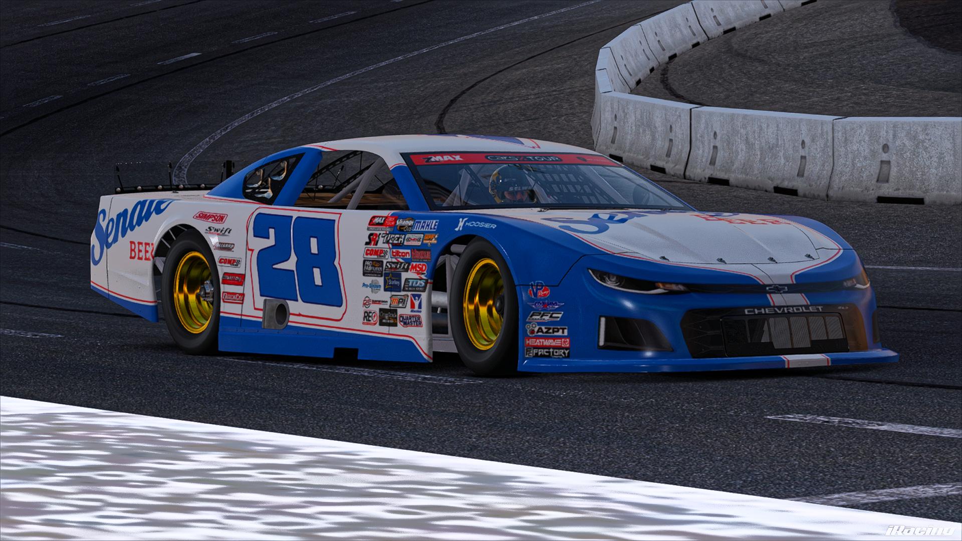 #28 Senate Beer Super Late Model by Daniel Selway Jr - Trading Paints