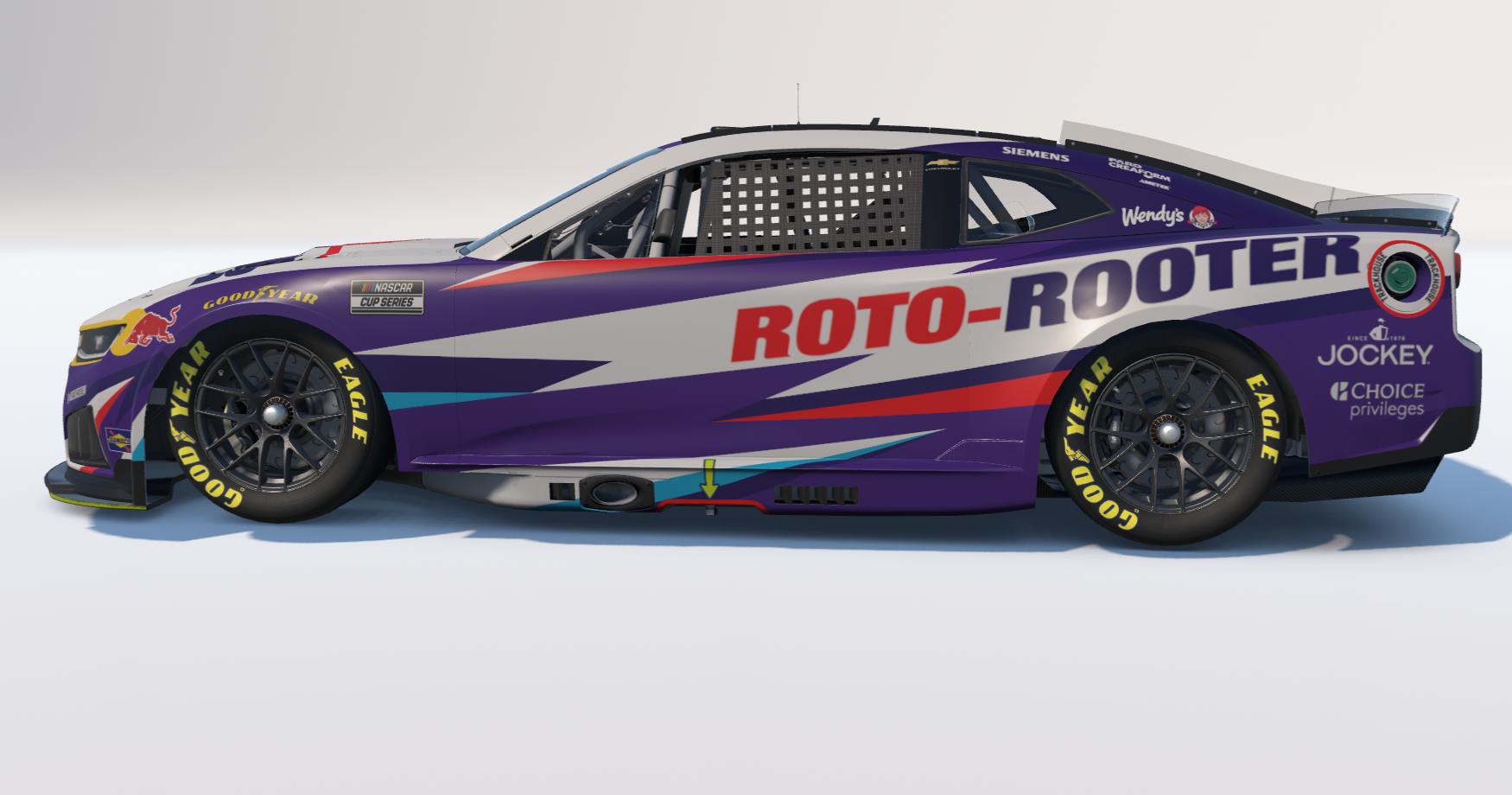 2026 Connor Zilisch Roto-Rooter Chevrolet by Zach B. - Trading Paints