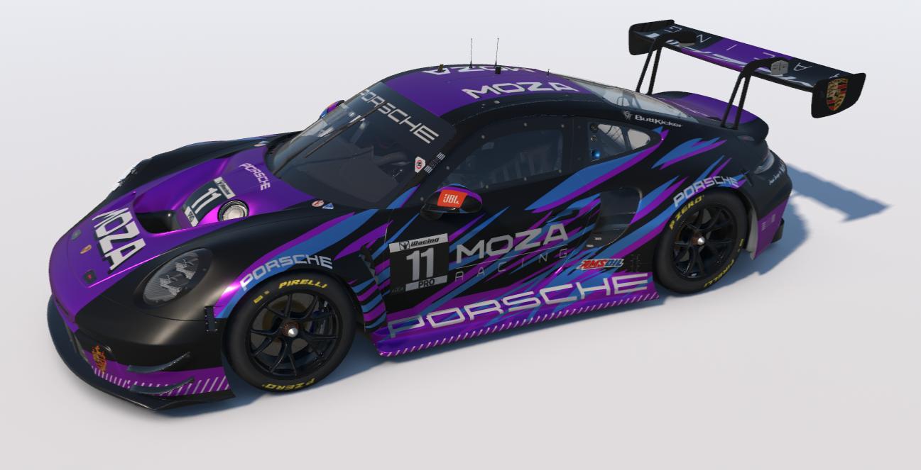 Porsche 911 GT3 R (992) MOZA Black with Slashes by Mark Bishop2 ...