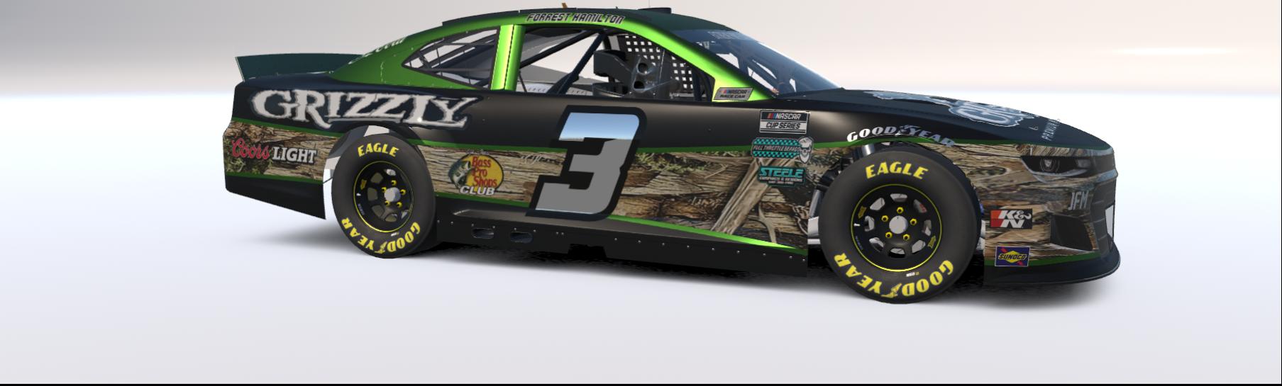 Forrest Hamilton #3 Grizzly Wintergreen by Joshua Land Fox - Trading Paints