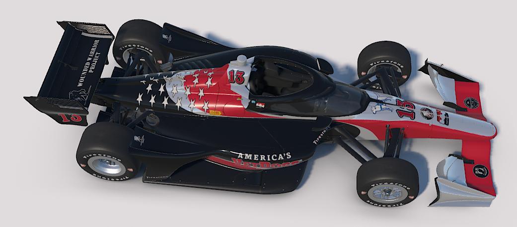 Americas Vet Dogs Indy Car by Zane Rutherford - Trading Paints