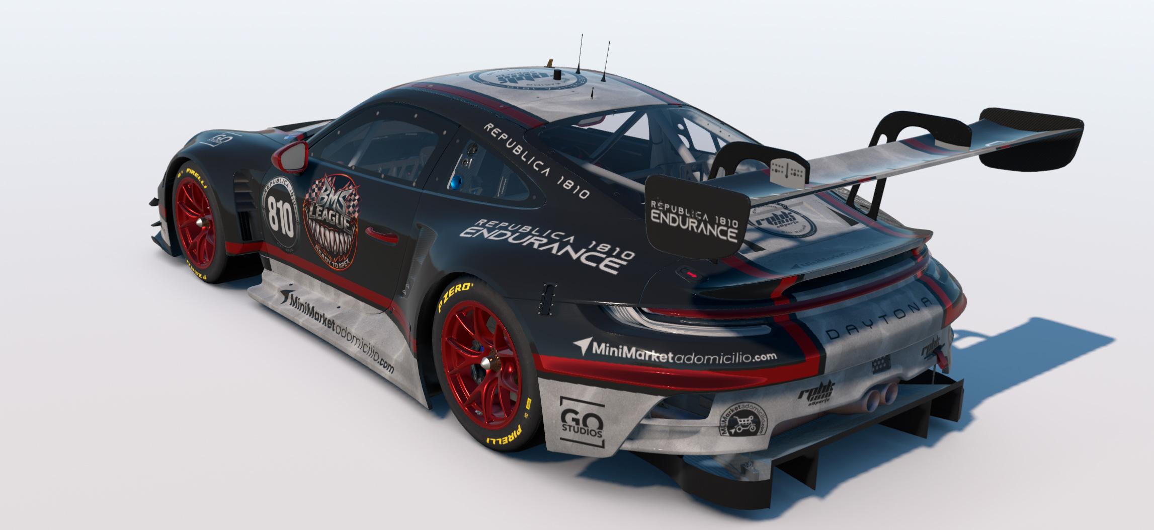 REPUBLICA 1810 Porsche 911 GT3 R (992) Daytona BMS League by Gary Otero ...