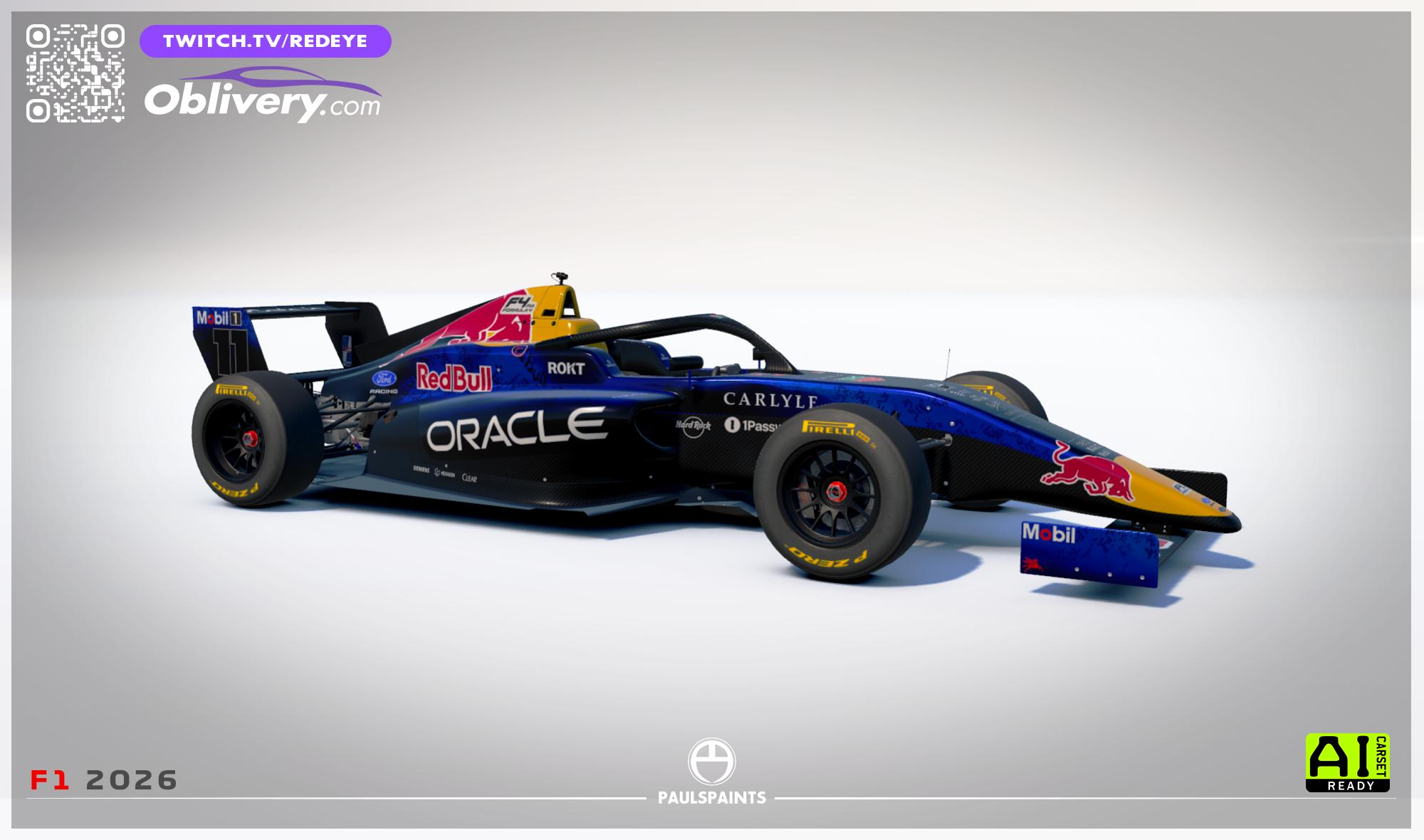 2026 Red Bull for F4 by Paul R Chaloner - Trading Paints