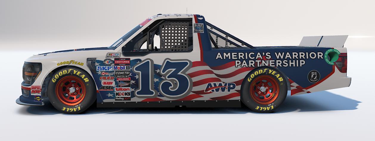 Americas Warrior Partnership Nascar Ford Truck by Zane Rutherford ...