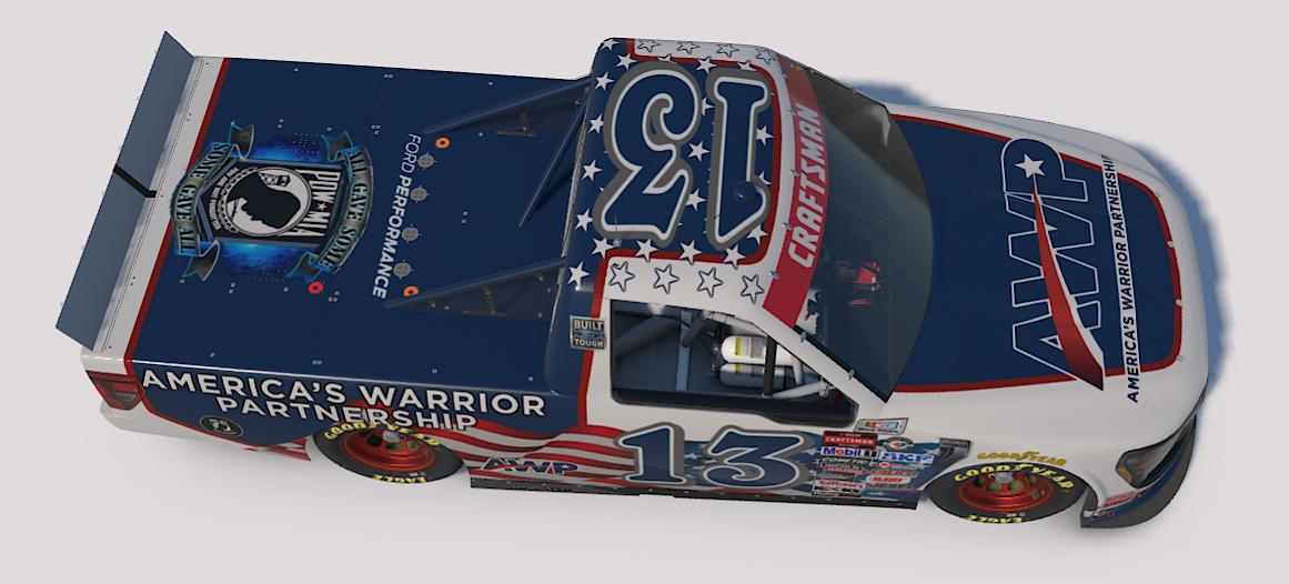 Americas Warrior Partnership Nascar Ford Truck by Zane Rutherford ...