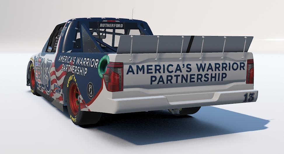Americas Warrior Partnership Nascar Ford Truck by Zane Rutherford ...