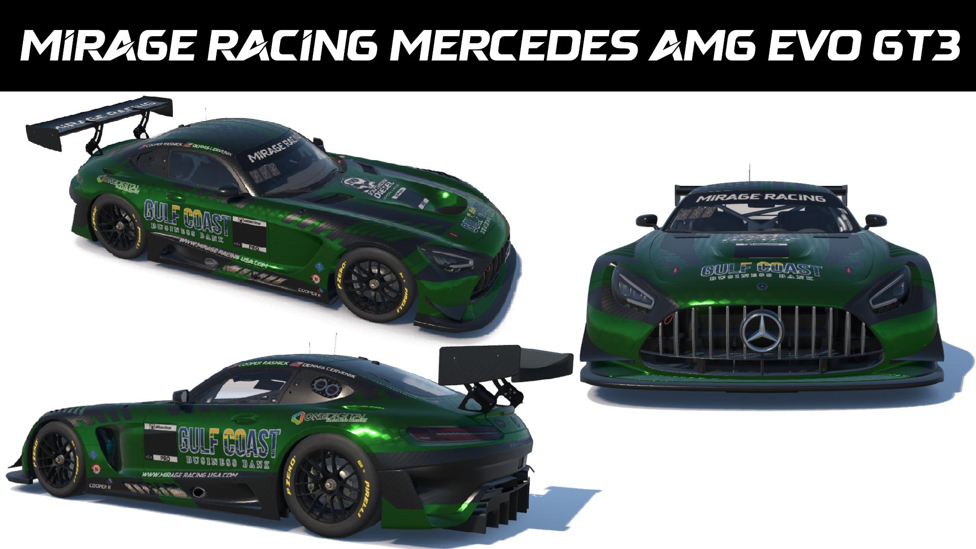 Mirage Racing Mercedes AMG GT3 by Cooper R. - Trading Paints