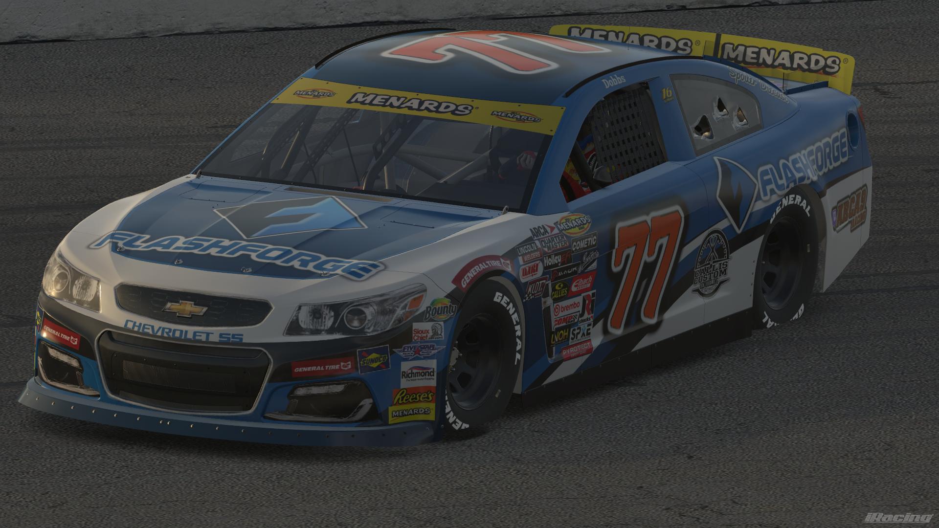 Flashforge ARCA Chevy by Jamie Dobbs - Trading Paints