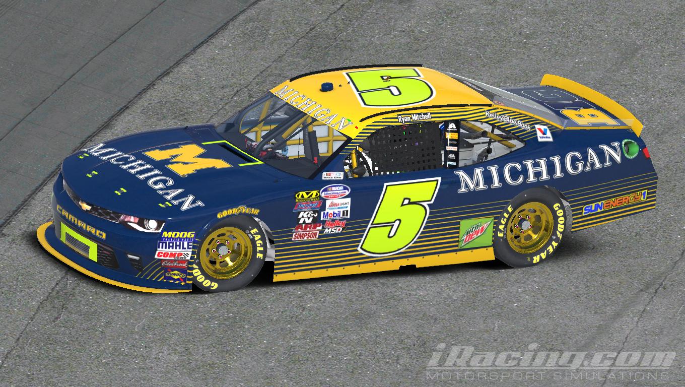 University of Michigan Chevy Camaro by Ryan Mitchell3 - Trading Paints