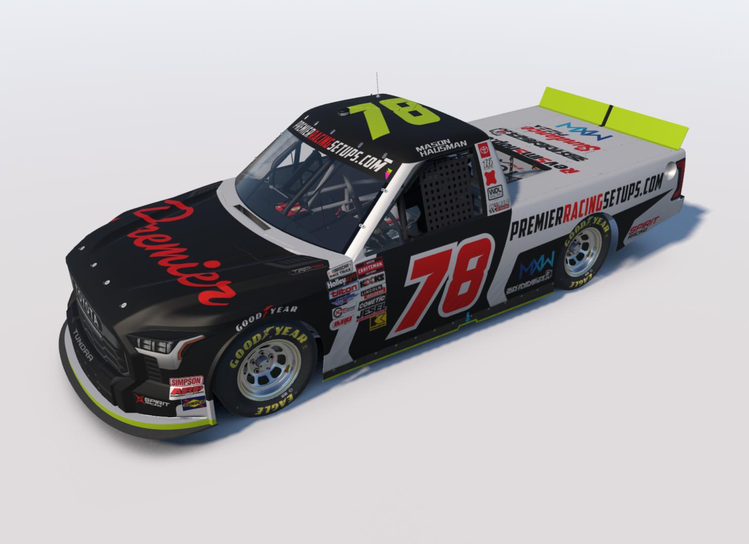 Mason Hausman 2026 RTP Premier Setups Truck Paint Black by Gavyn ...