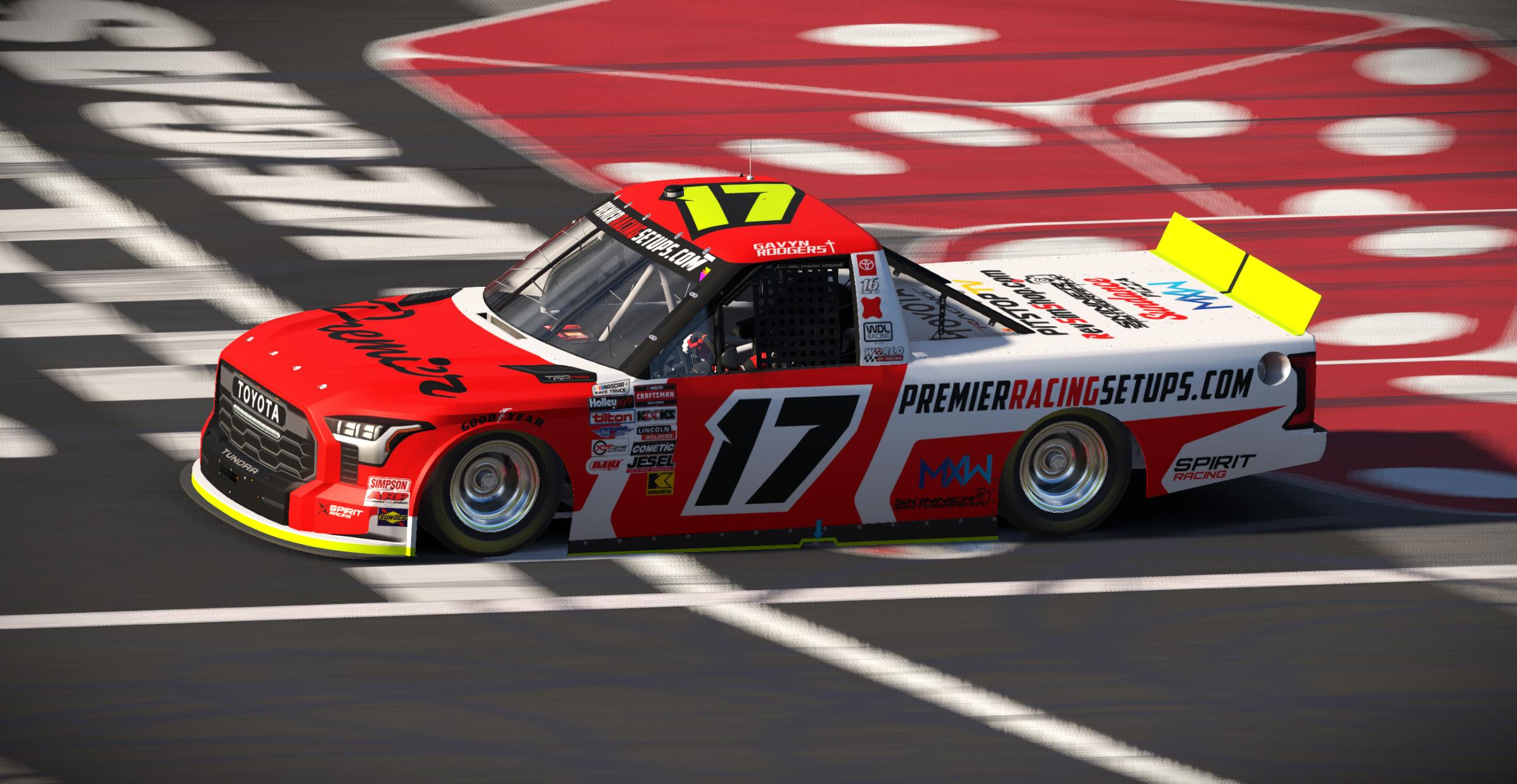 Gavyn Rodger 2026 RTP Premier Setups Truck Paint RED by Gavyn Rodgers ...