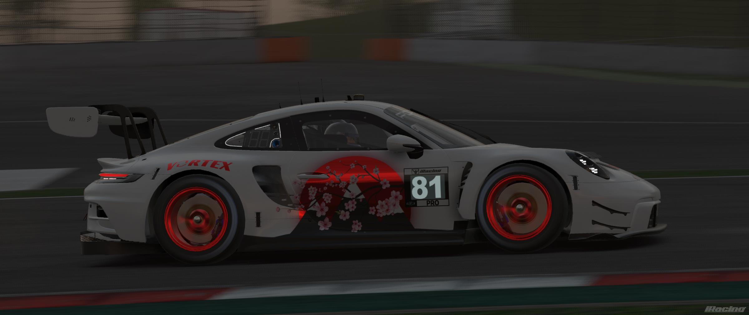 Vortex Sim Team Porsche GT3 Japan Livery by Landon Slagan - Trading Paints