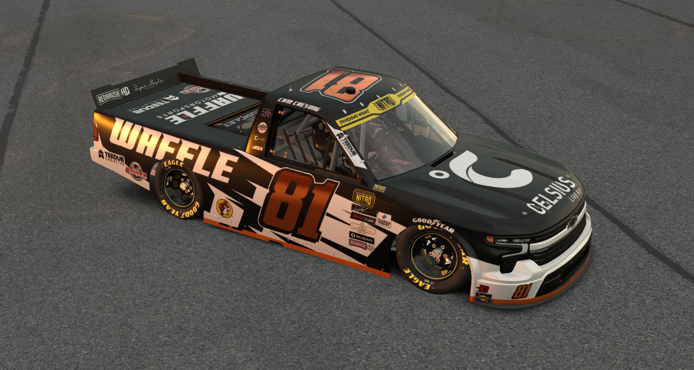 Cameron Cresong 81 - Celsius Silverado by Tanner Whitt - Trading Paints
